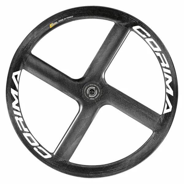 Buy Corima 4 spoke Carbon Tubular Wheel (White Sticker) | Cyclop.in