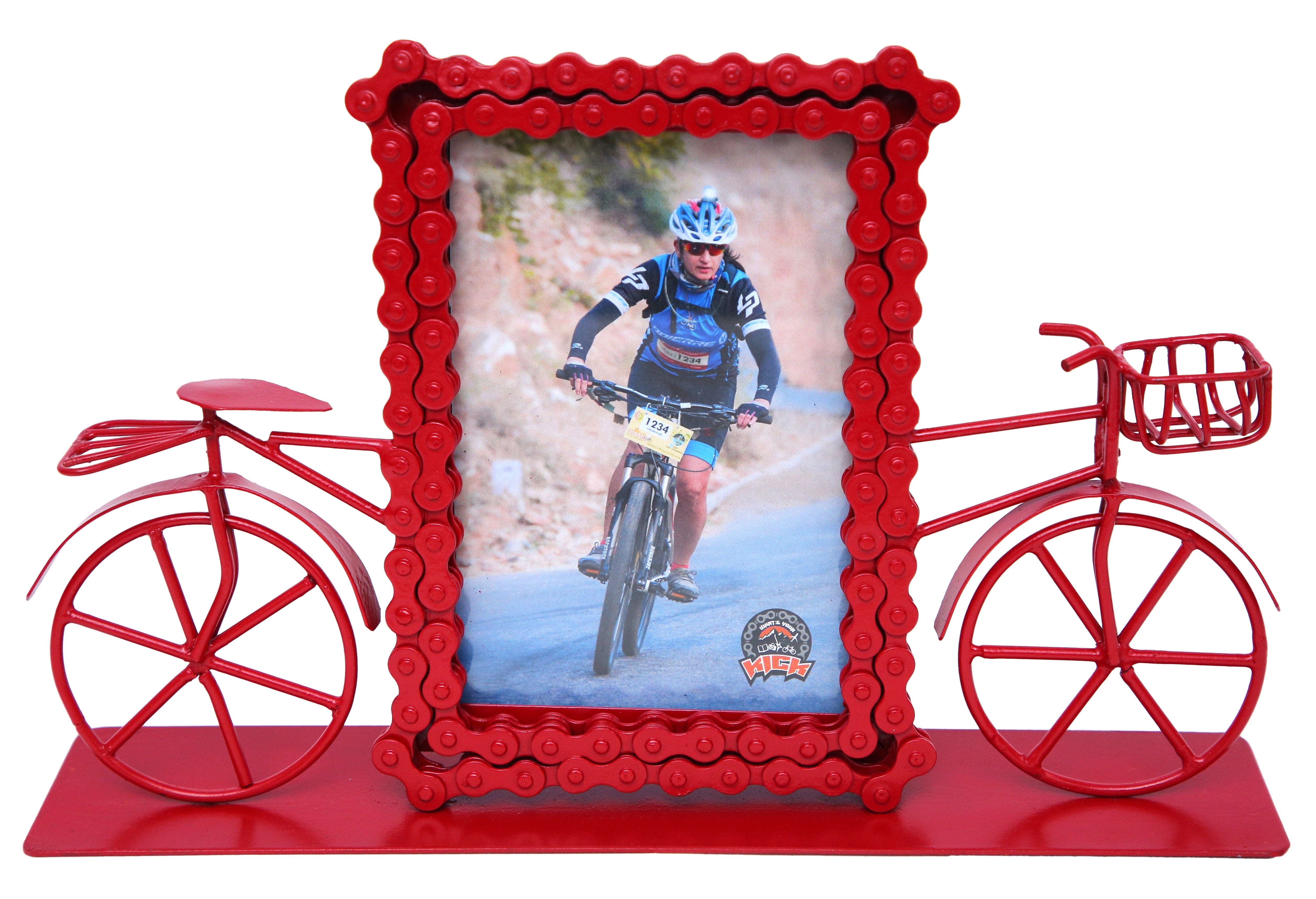 Buy Whats Your Kick - Upcycled Bike chain photo frame with cycle ‚Äì ...