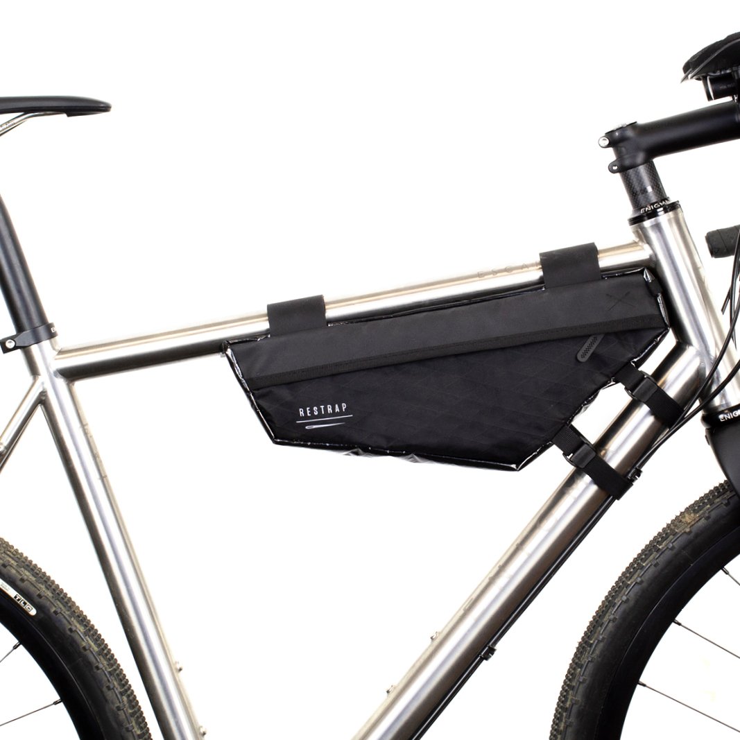 Restrap Race Frame Bag - Black | Cyclop.in
