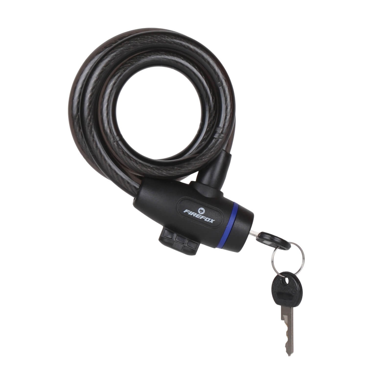 Buy Firefox Bicycle Lock-Spiral with Key | Cyclop.in
