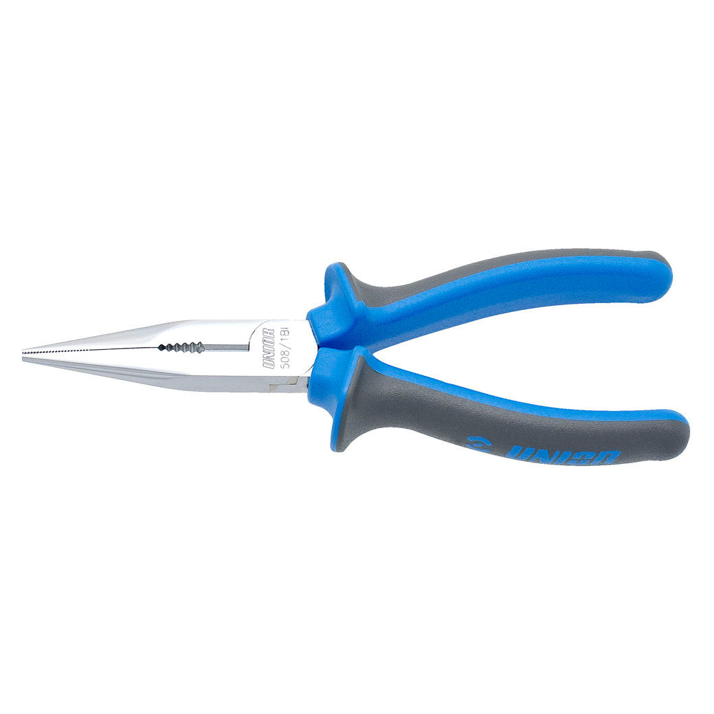 Buy Unior Long Nose Pliers With Side Cutter And Pipe Grip - Straight ...