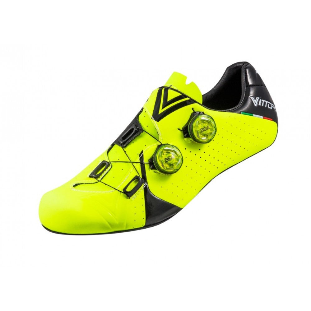 Buy Vittoria Road Cycling Shoes Carbon Sole Velar Yellow/Black Online ...