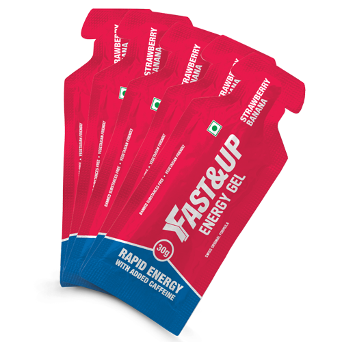 Buy Fast&Up Energy Gel - Bundle of 5 Gels - Strawberry Banana Flavour ...